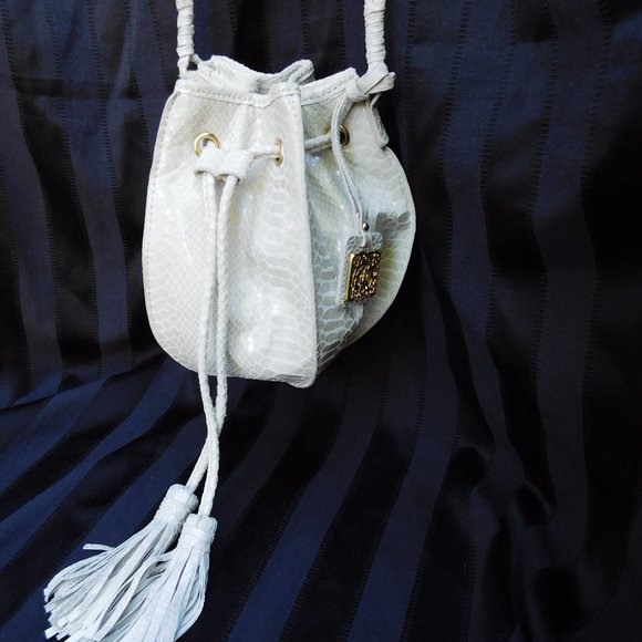 Carlos Falchi | Bags | Chi By Carlos Falchi Snakeskin Leather Crossbody ...